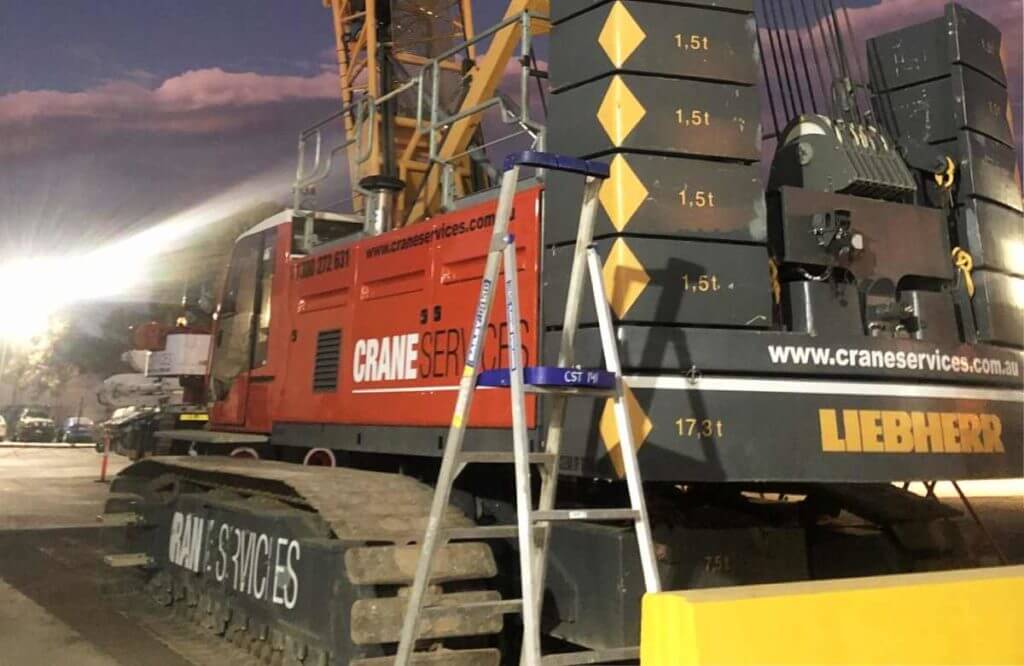 60t Crawler Crane Hire Adelaide | Crane Services